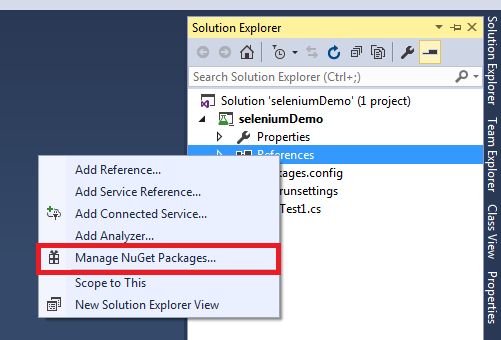 Introduction to Selenium Webdriver with C# in Visual Studio 2015 – Automation Is Future